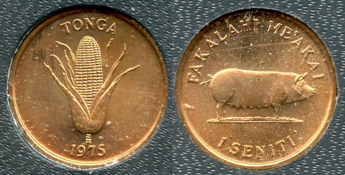 1975 Tonga 1 Seniti FAO BU | Australian & Oceanian Coins