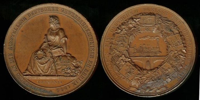 1844 Germany – German Industrial Exposition in Berlin | European Coins
