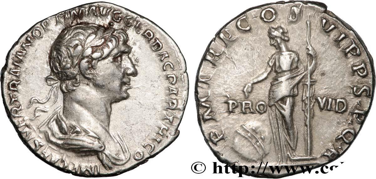 TRAJANUS Rome 116 (17mm, 3,36g, 7h) | Roman Imperial Coins
