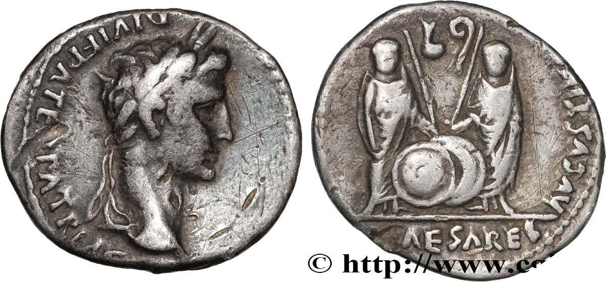 AUGUSTUS, CAIUS and LUCIUS Lyon 2 AC. - AD. 12 (18,5mm, 3,60g, 11h)