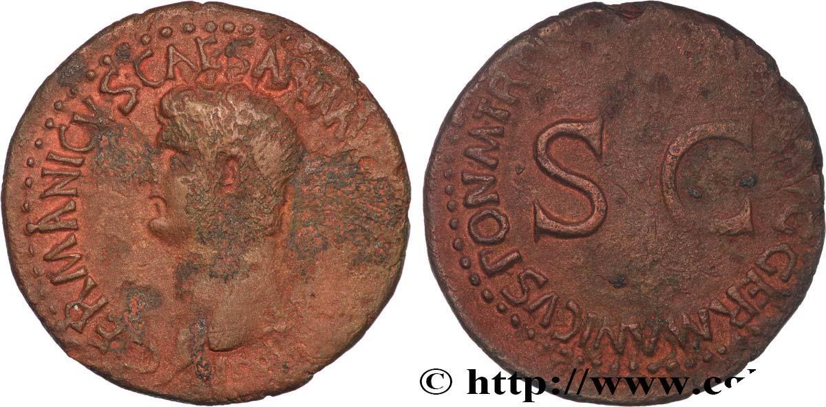 GERMANICUS Rome 37-38 (28mm, 12,48g, 7h) | Roman Imperial Coins