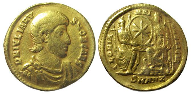 Julian II AV Solidus : Roma and Constantinopolis | Roman Imperial Coins