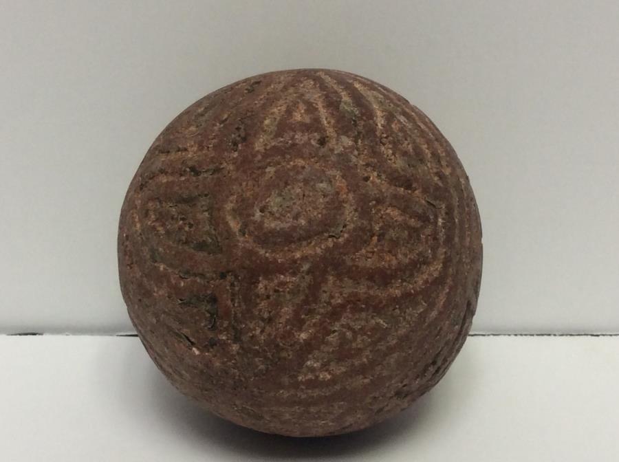 Very Rare Taino Stone Game Ball