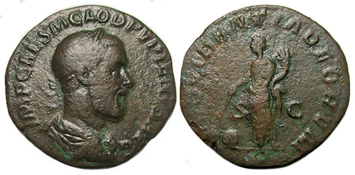 Pupienus Ae Sestertius : PROVIDENTIA DEORVM | Roman Imperial Coins