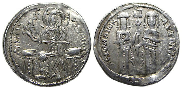 Andronicus II / Michael IX AR Basilikon : Christ Enthroned / Emperors ...