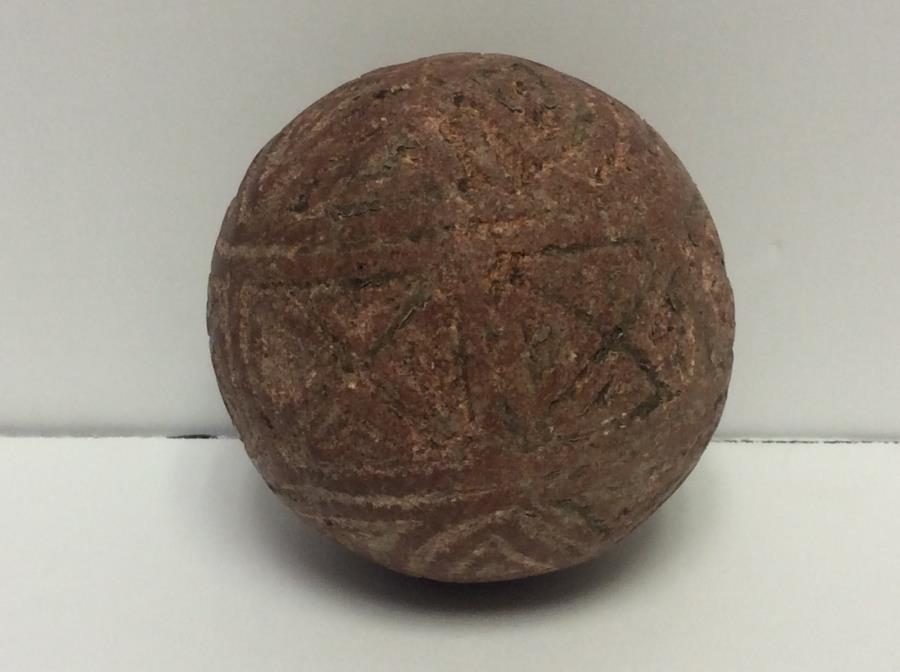 Very Rare Taino Stone Game Ball
