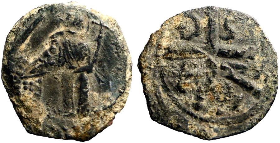 Crusaders, Antioch. Tancred AE22 Follis | Byzantine Coins