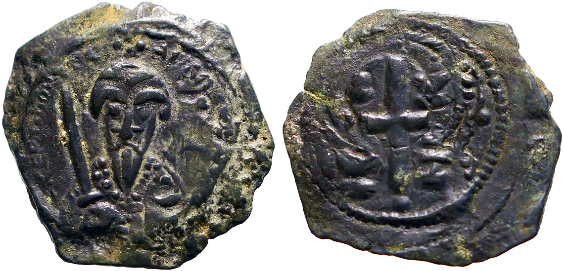 Principality of Antioch. Tancred. Regent AE23 Follis. Cross | Byzantine ...