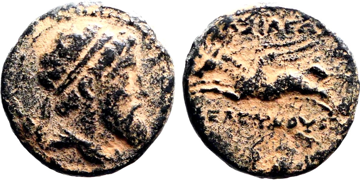 Seleukos II Kallinikos AE16 Pegasos flying | Greek Coins