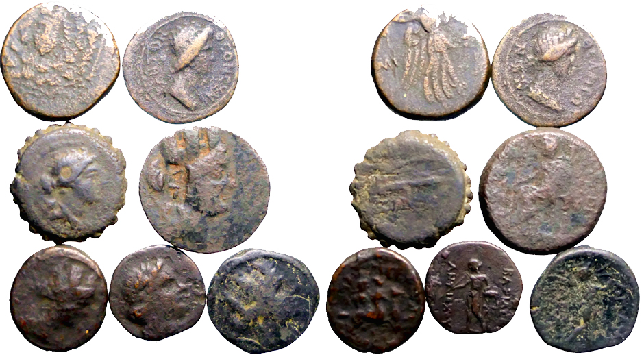 7 Greek AE coins | Lots & Collections