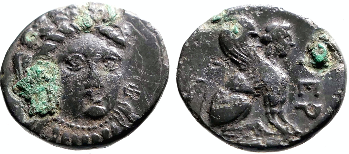 Troas, Gergis AE17 Sibyl Herophile / Sphinx | Greek Coins