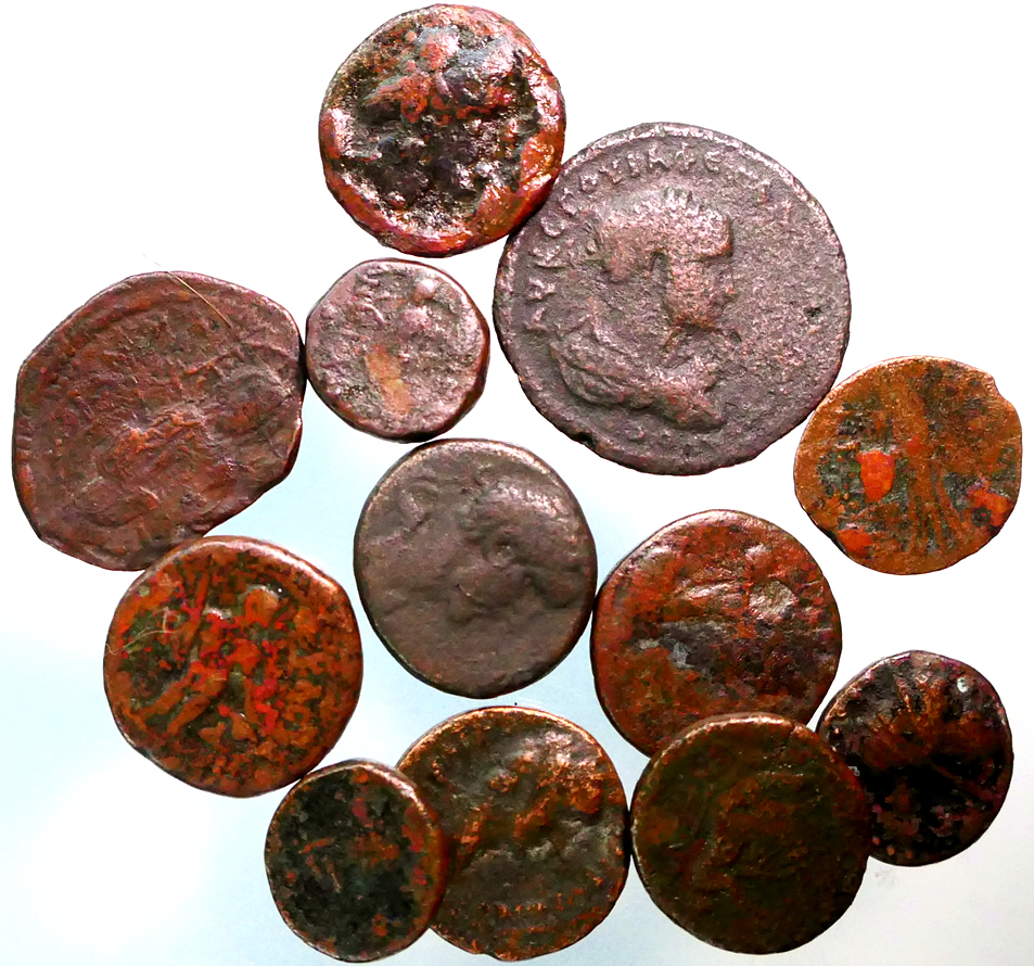 12 mixed ancient coins mainly Greek & Roman Provincial | Lots & Collections