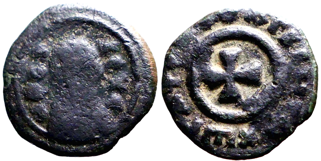 Axumite Kingdom. Ezanas AE135 Lepton | Ancient African Coins