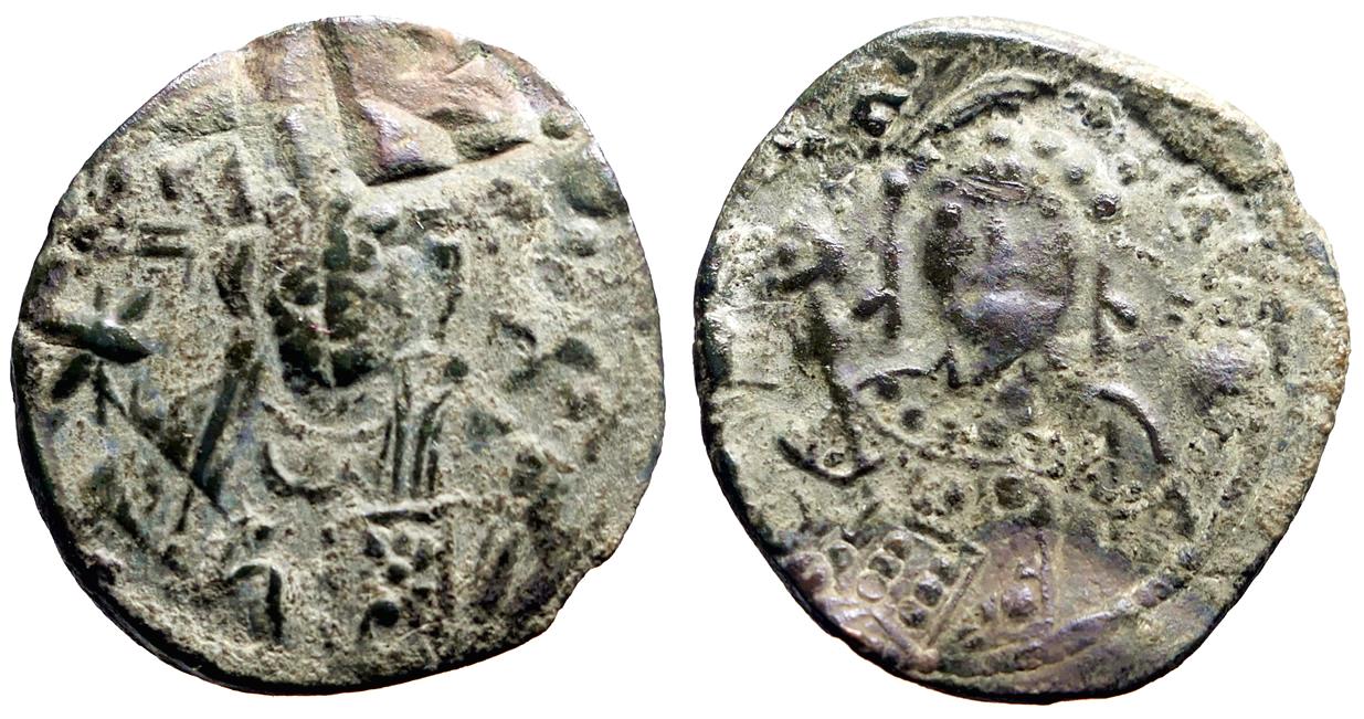 Michael VII Ducas AE26 Follis. Constantinople | Byzantine Coins