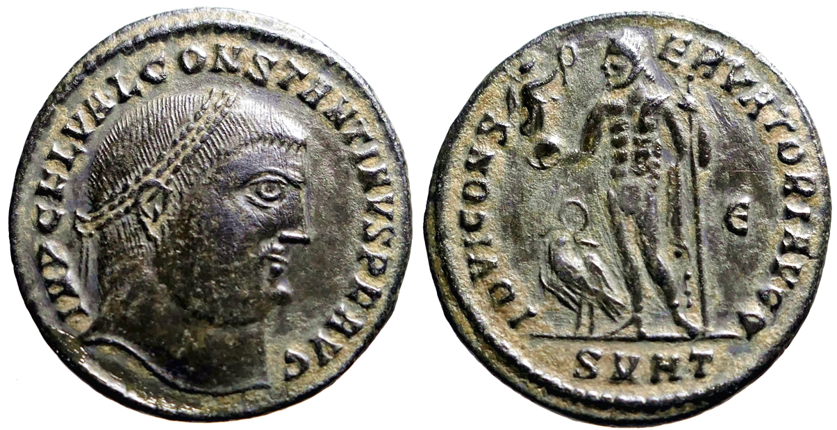 Constantine I AE23 Follis. Jupiter | Roman Imperial Coins