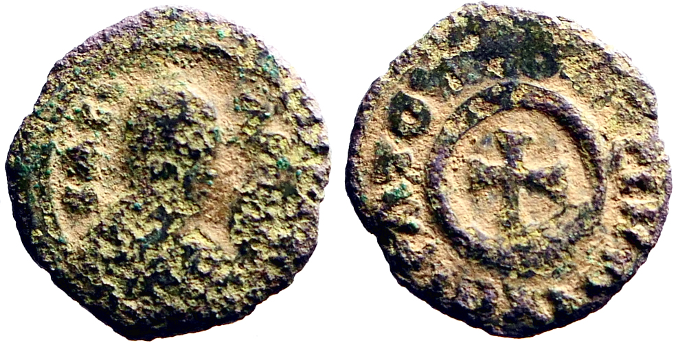 Axumite Kingdom. Ezanas AE14 Lepton | Ancient African Coins