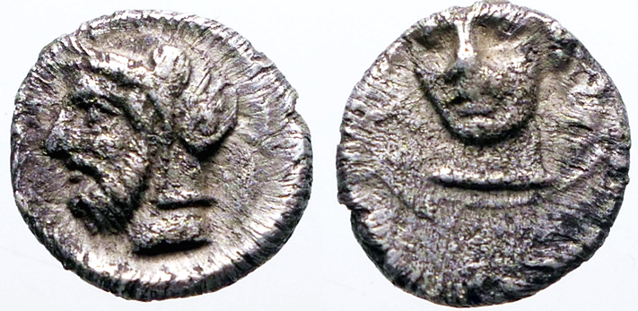 Cilicia Tarsos, Pharnabazos. AR9 Obol | Greek Coins