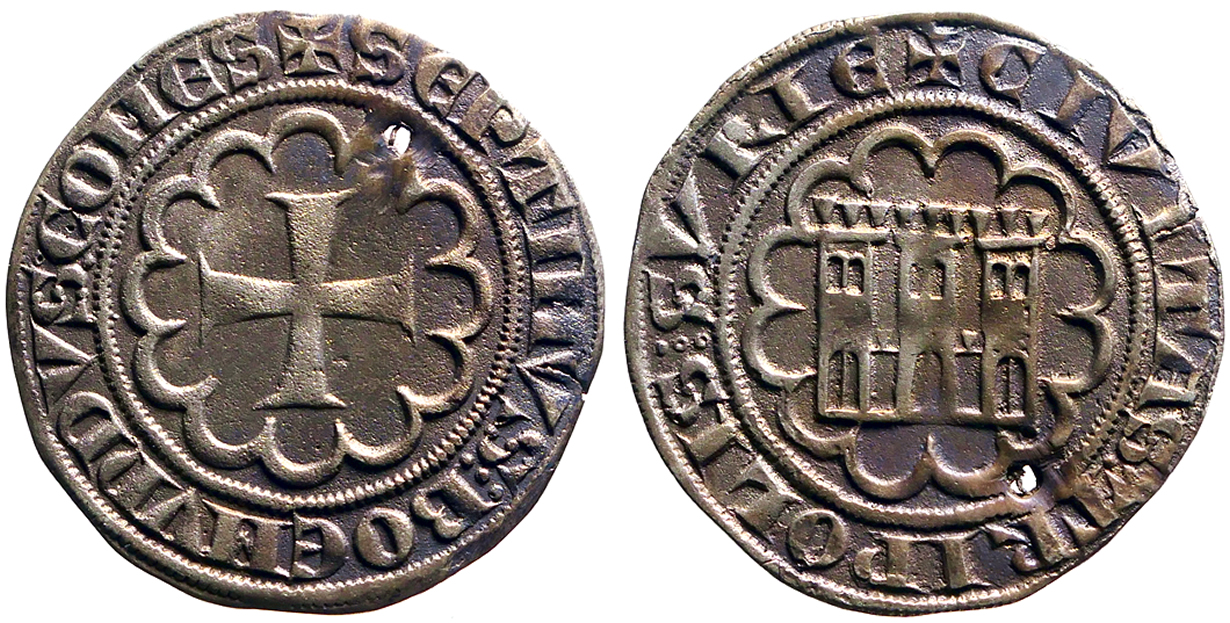 Crusaders. County of Tripoli. Bohemond VII AR25 Groš