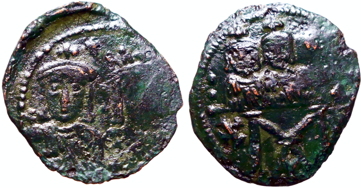 Constantine VI, w. Irene, Leo III, Constantine V & Leo IV AE21 40 Nummi