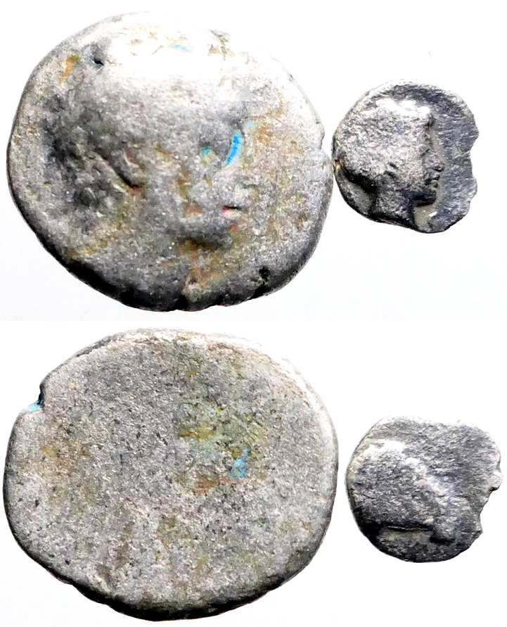 lot of 2 Greek silver coins | Lots & Collections