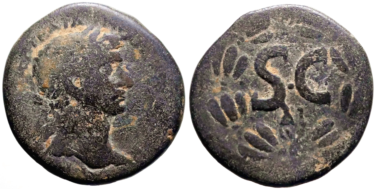 Trajan AE27 As. Antioch, Syria. SC | Roman Imperial Coins