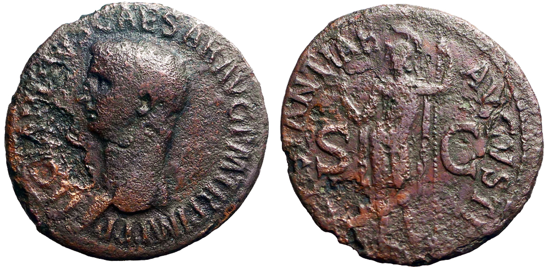 Claudius AE28 As. Constantia. Rome | Roman Imperial Coins