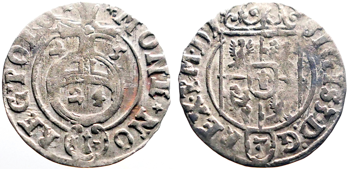 Poland, Sigismund III Vasa AR20 (3) Polker 1625 | European Coins
