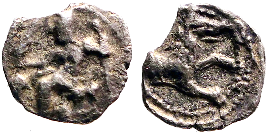 Lycaonia, Laranda AR10 Obol. Ba'al / Wolf | Greek Coins