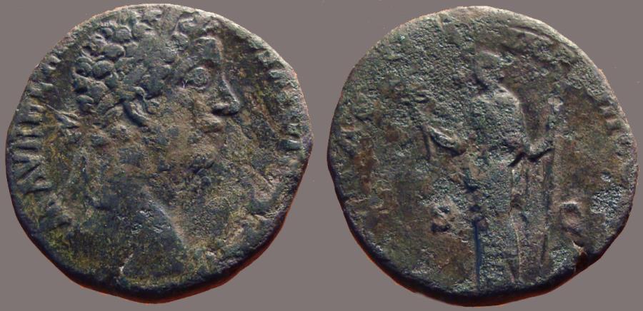 Marcus Aurelius AE27 Sestertius. Felicitas | Roman Imperial Coins