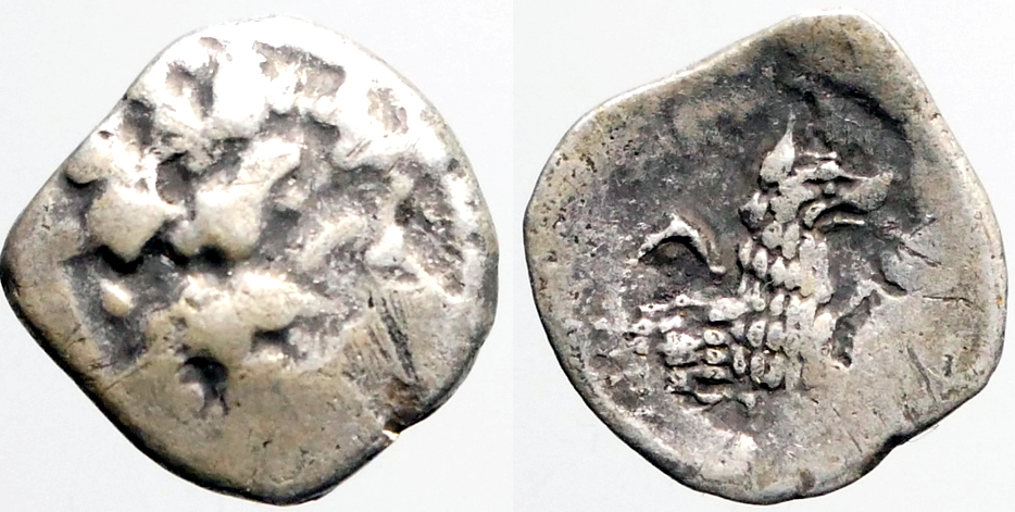Cilicia, Tarsus AR Obol Baal / Wolf | Greek Coins