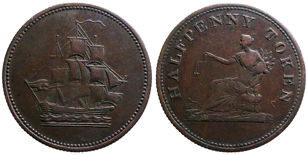 Canada AE27 trade token 1812-1815 | North & Central American and ...