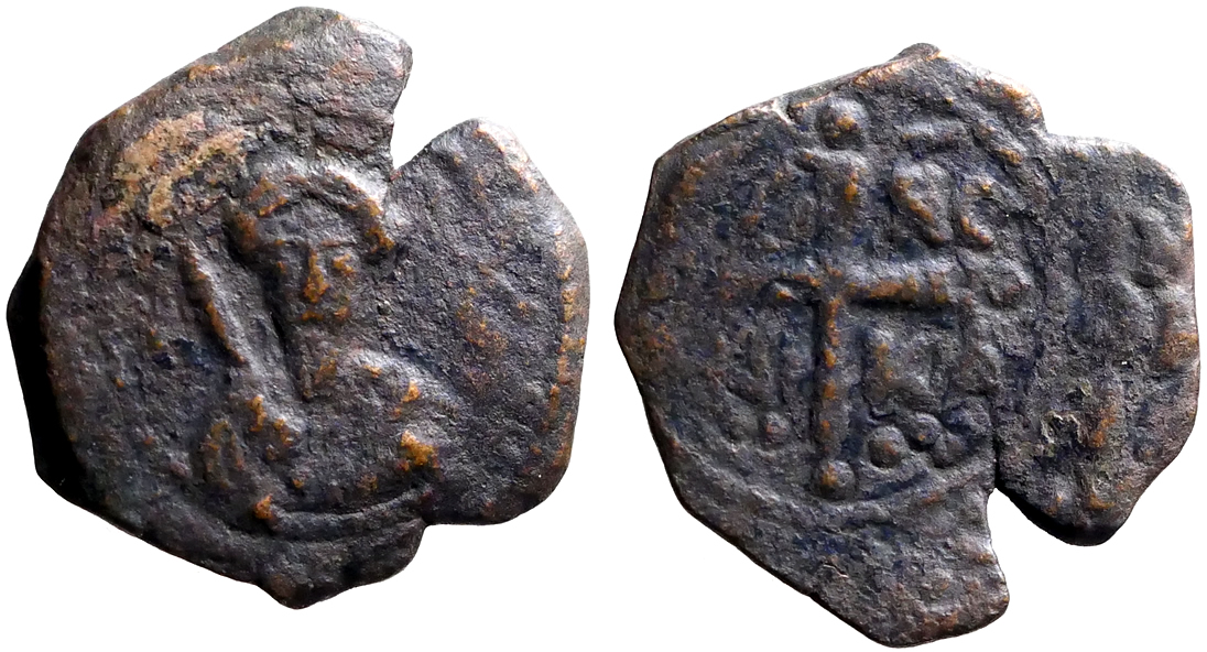 Crusaders. Principality of Antioch. Tancred. Regent AE22 Follis. Cross