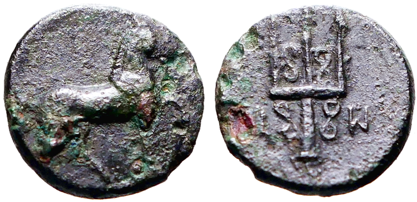 Caria, Mylasa AE12 Horse / Trident | Greek Coins