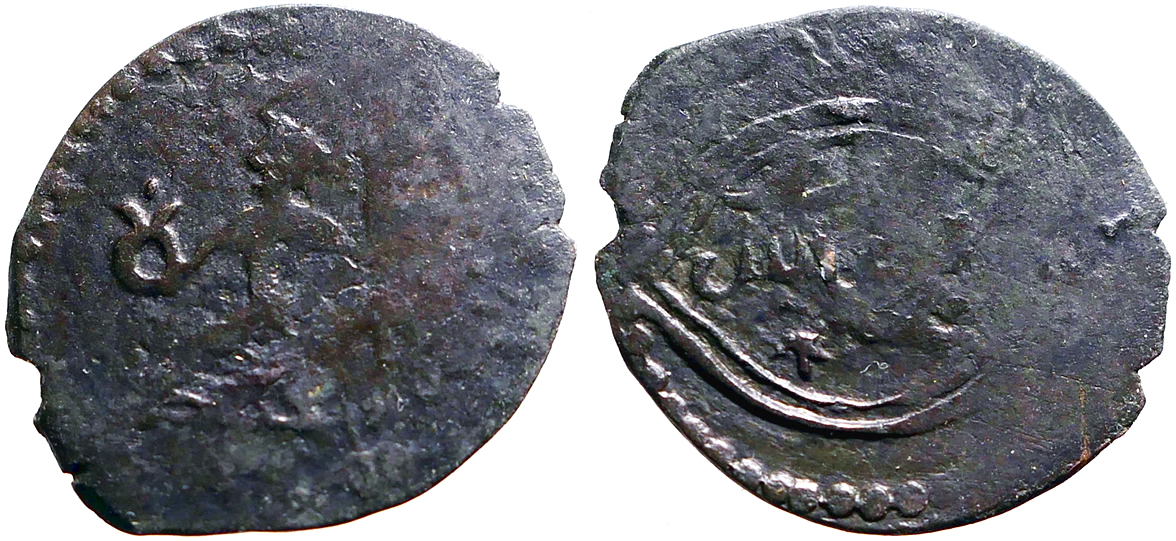Anatolian Principalities. Eretnid 19mm. Zeus | Islamic Coins