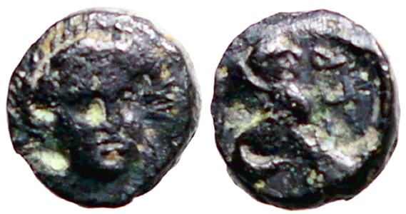 Troas, Gergis AE8 Sibyl Herophile / Sphinx | Greek Coins