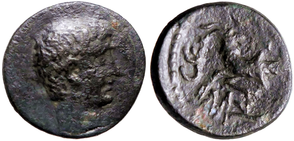 Augustus AE16 Kyzikos, Mysia. Capricorn | Roman Imperial Coins