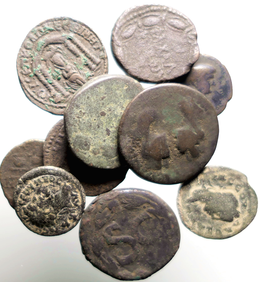 10 larger Roman Provincial Coins. | Lots & Collections