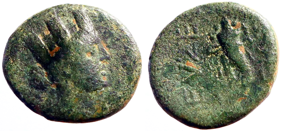 Cappadocia, Caesarea (as Eusebeia). AE16 Tyche / Cornucopia | Greek Coins