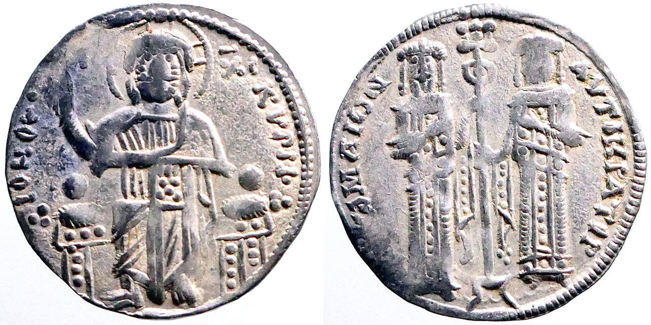 Andronicus II Palaeologus & Michael IX AR20 Basilikon | Byzantine Coins