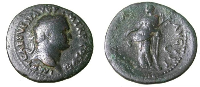 Titus 79-81AD Ae AS | Roman Imperial Coins