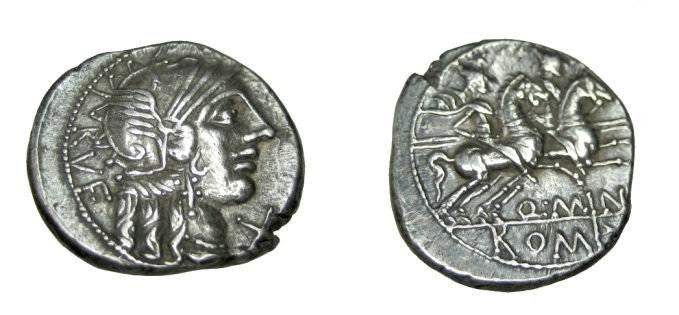 Q. MINUCIUS RUFUS 122BC AR Denarius | Roman Republican Coins