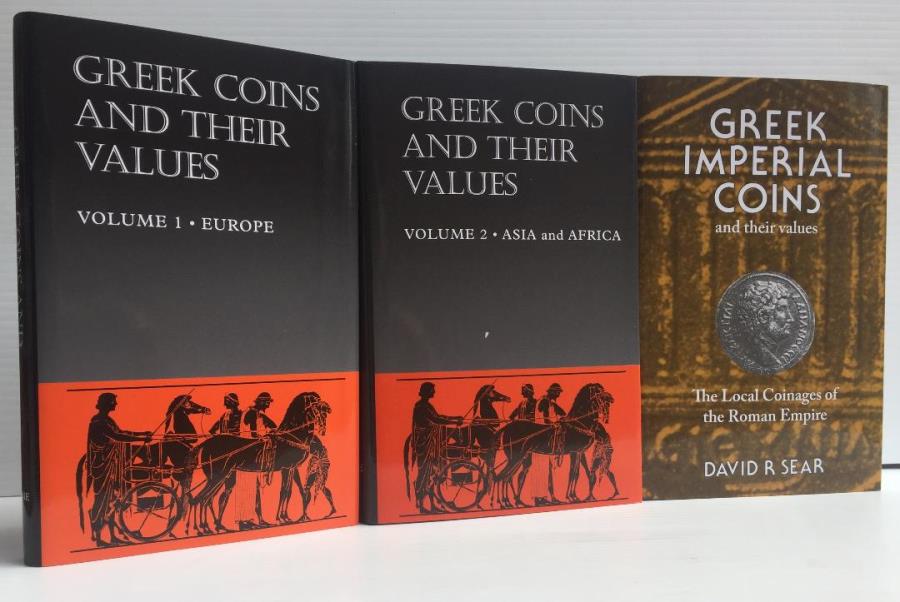 Sear: Greek Coins & Values Vol. 1; Vol 2; Greek Imperial. 3 Volume ...