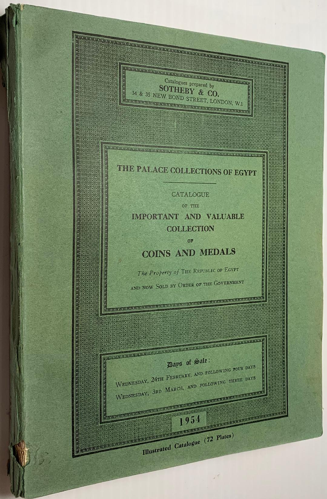 Sotheby's: The Palace Collection of Egypt - King Farouk | European Coins