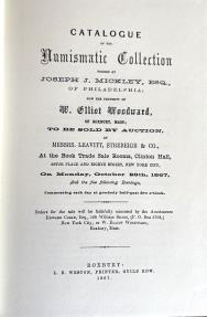 Woodward: Catalogue of the Numismatic Collection formed by Joseph J ...