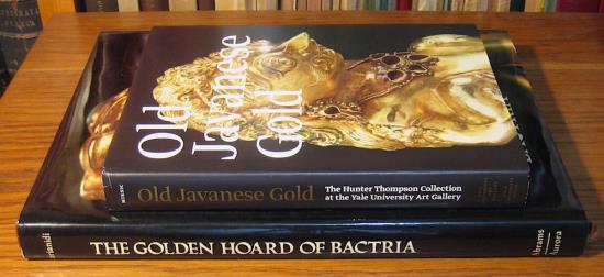 Misc. Lot of 2 art books: Golden Hoard of Bactria / Old Javanese Gold
