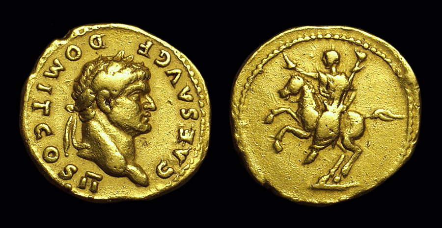 DOMITIAN, AD 81-96. AV Aureus (7.28g). | Roman Imperial Coins