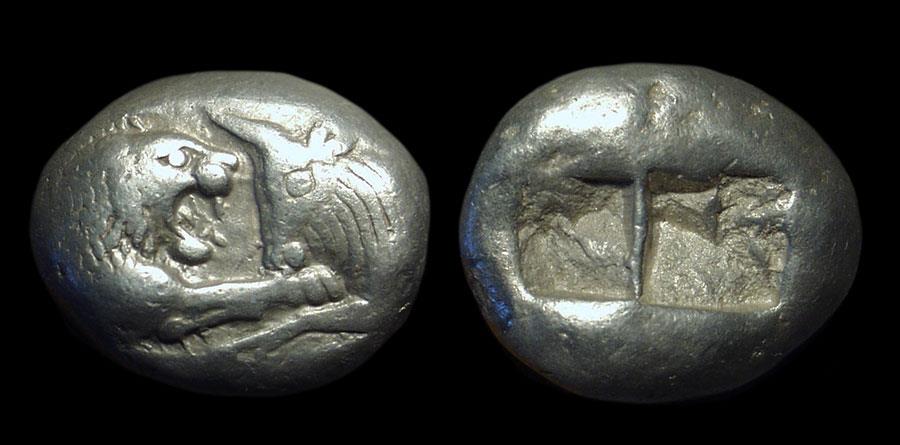 LYDIA, Sardis. Time of Kroisos, c. 561-546 BC. AR Stater (10.61g).