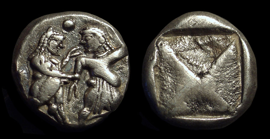 THRAKO-MACEDONIAN, Siris. AR Stater (9.69g), c. 530-520 BC. | Greek Coins