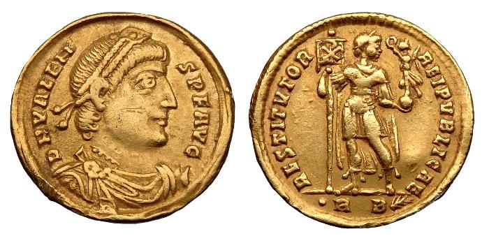 Valens Au Solidus | Roman Imperial Coins