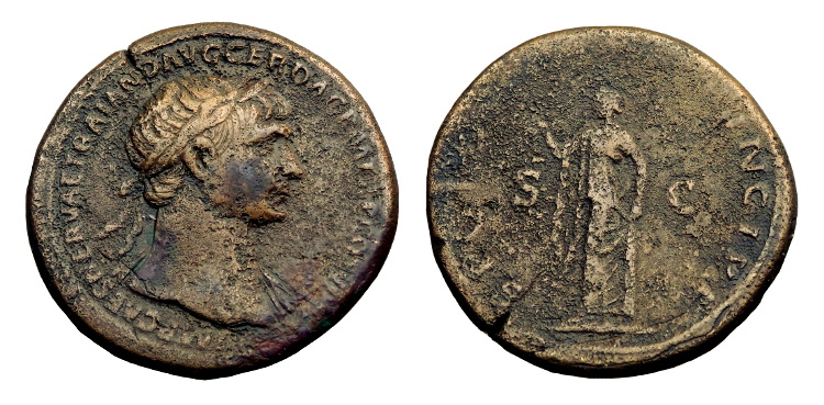 Trajan Ae Sestertius | Roman Imperial Coins